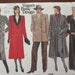 80s Vogue Uncut Pattern 1220 Coat, Long Coat, Evening Length, Three ...