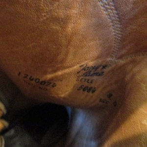 Vintage Tony Lama Leather Cowboy Boots Brown, Men's 8D - Etsy