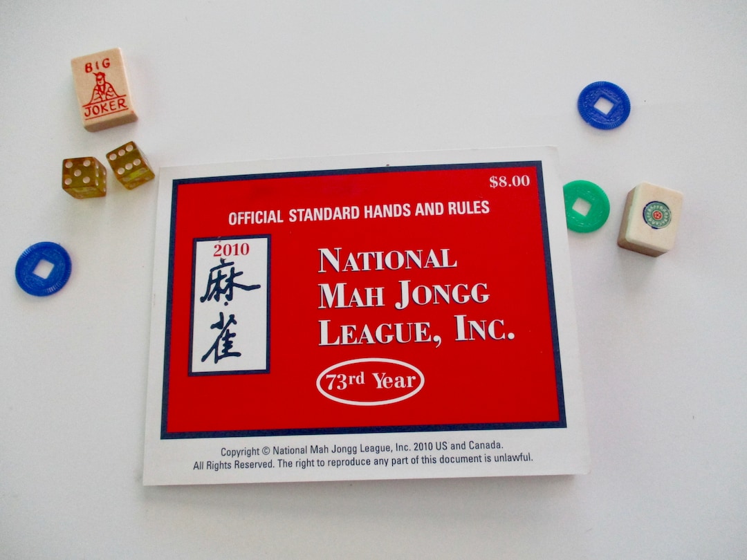 Mah Jongg Card - Standard Hands and Rules, National Mah Jongg League ...