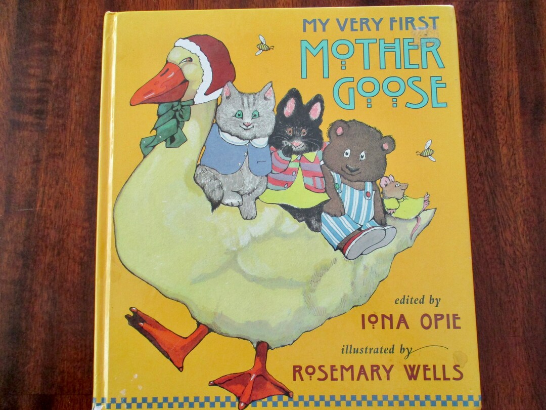 90s Hardcover Book - My Very First Mother Goose, Illustrated by ...