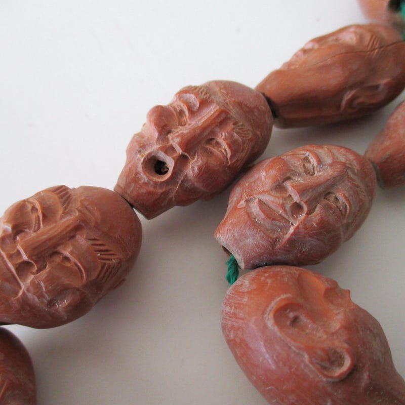 Hand Carved Beads - Etsy