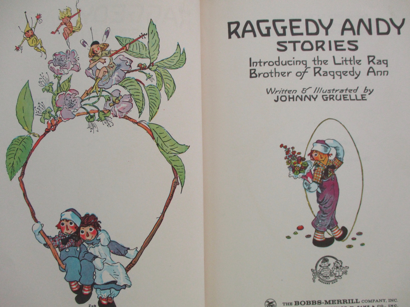 60s Book Raggedy Andy Stories Classic Book Johnny Gruelle - Etsy