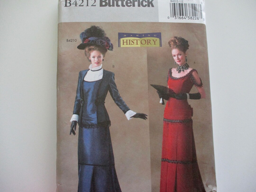 Butterick Making History Pattern B4212 - Uncut, Unused, Costume ...