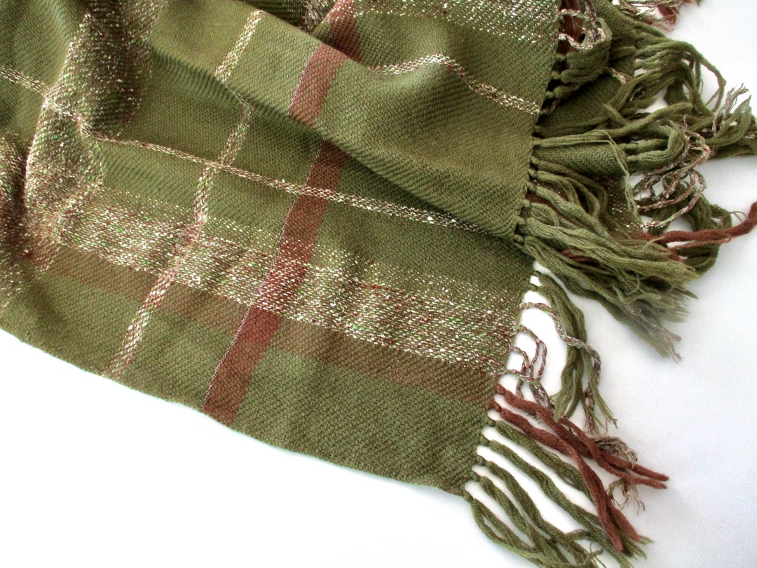 Churchill Hand Woven Shawl- Scarf, Handmade, Vintage, Made in Kentucky ...