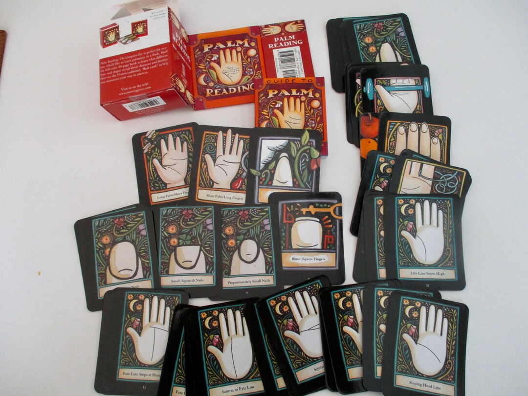 Mini Palm Reading Book and 55-card Set - Fortune Telling - Etsy
