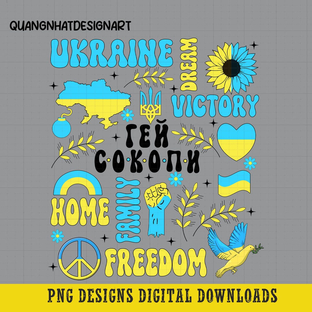 World Peace Ukraine Png, Glory to Ukraine Png, Stand With Ukraine Png ...