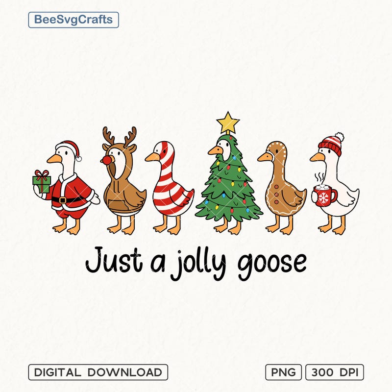 Goose Christmas Designs - Etsy