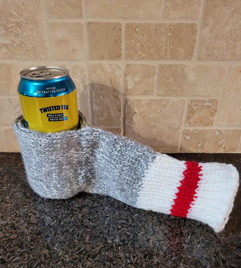 Knit Beer Mitt/mitts/campfire Gifts/stocking Stuffer/beer Mitten ...