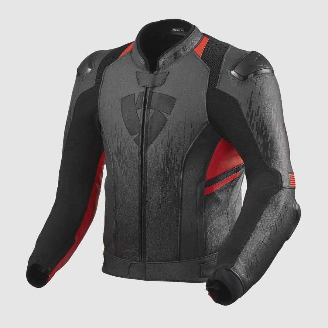 REVIT Quantum 2 Pro Air Black/ Red, Premium Quality Biker Racing Jacket ...