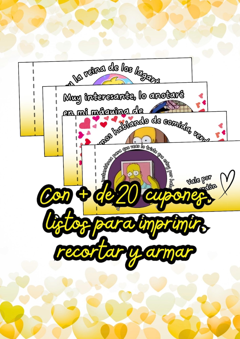 The Simpsons Valentine's Day Coupon Book - Etsy