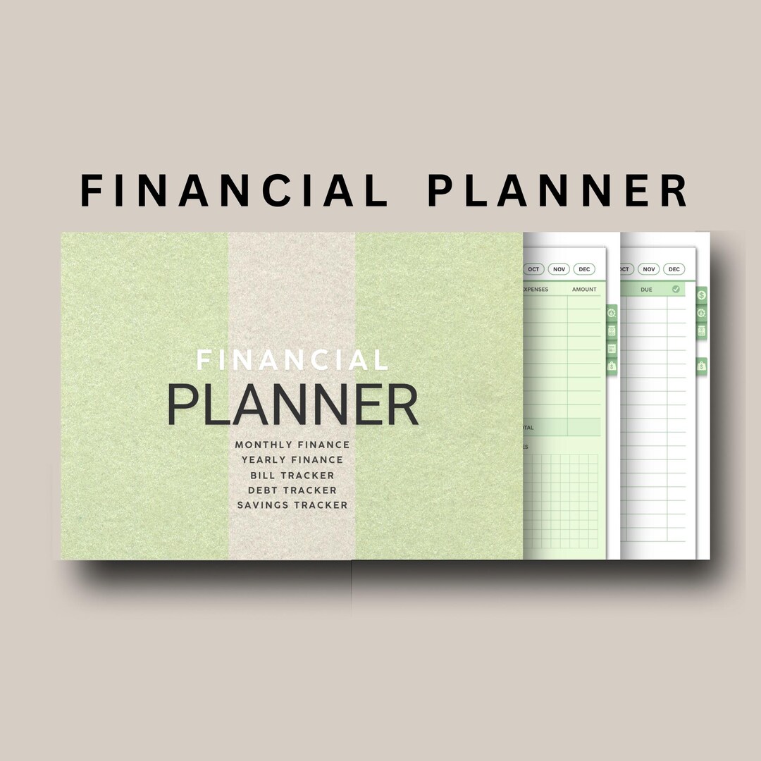 Budget Planner Digital, Expenses Tracker, Debt Tracker and Savings ...