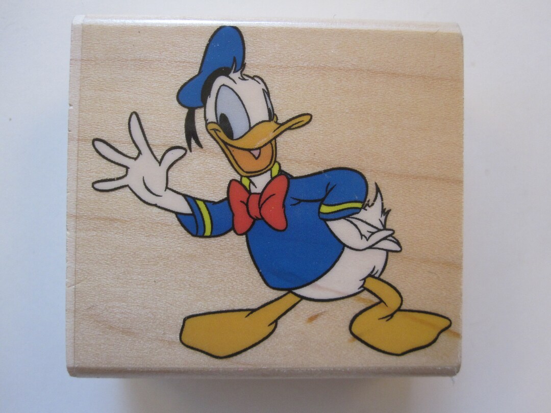 Rubber Stamp - Donald Duck Rubber Stamp - Rubber Stampede 323-E Stamp ...