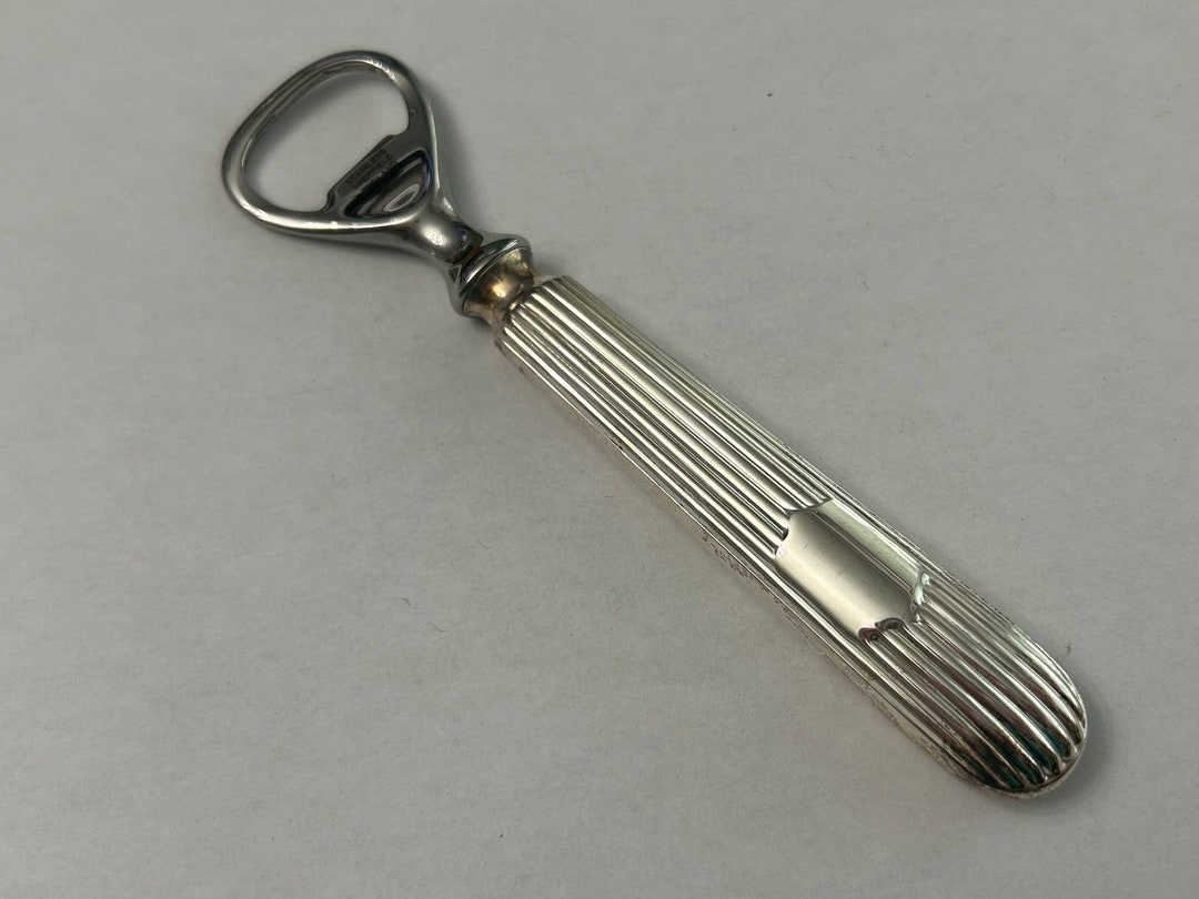 Vintage Sheffield England Silverplate Bottle Opener Blank Cartouche, No ...