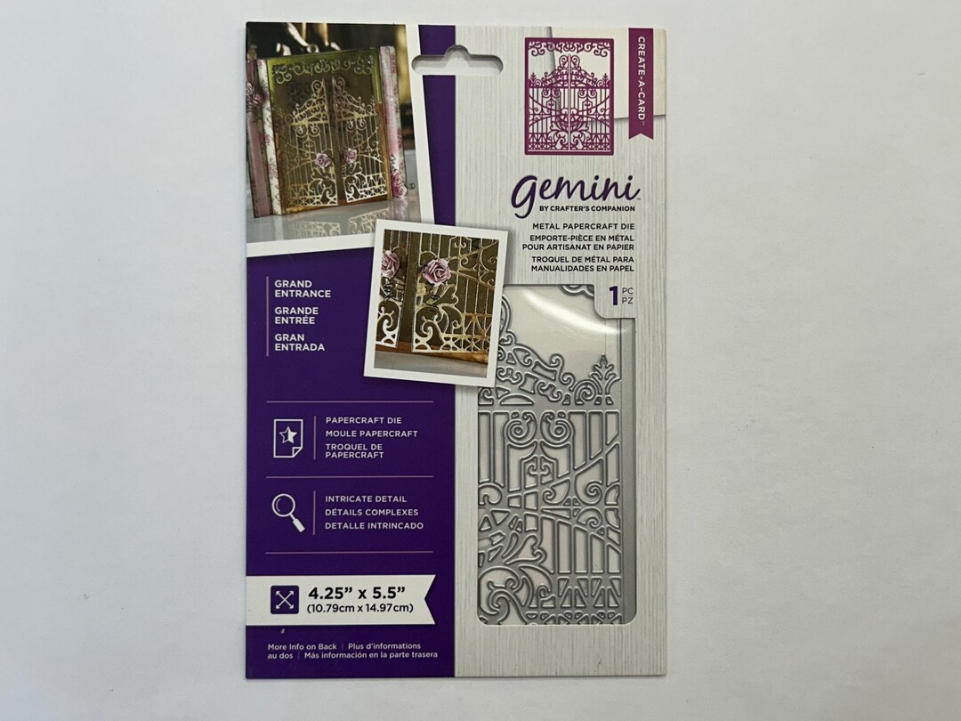 Paper Cutting Die - Grand Entrance Gate Die - Gemini by Crafter's ...