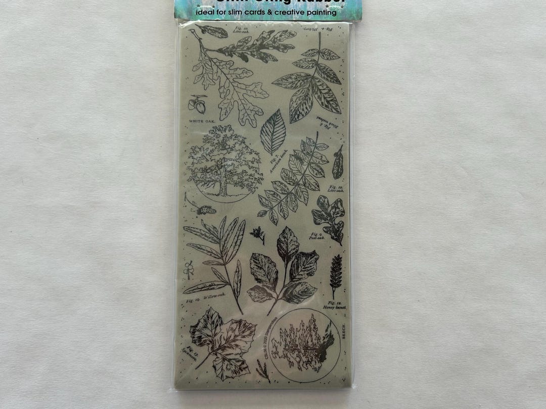 Cling Mount Stamp - Slimline Stamp - Slim Leafy Trees Stamp ...