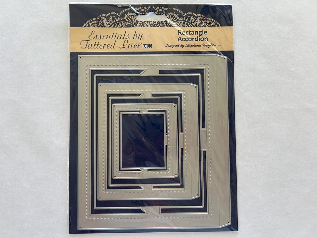 Cutting Die Set - Rectangle Accordion Die Set - Essentials by Tattered ...