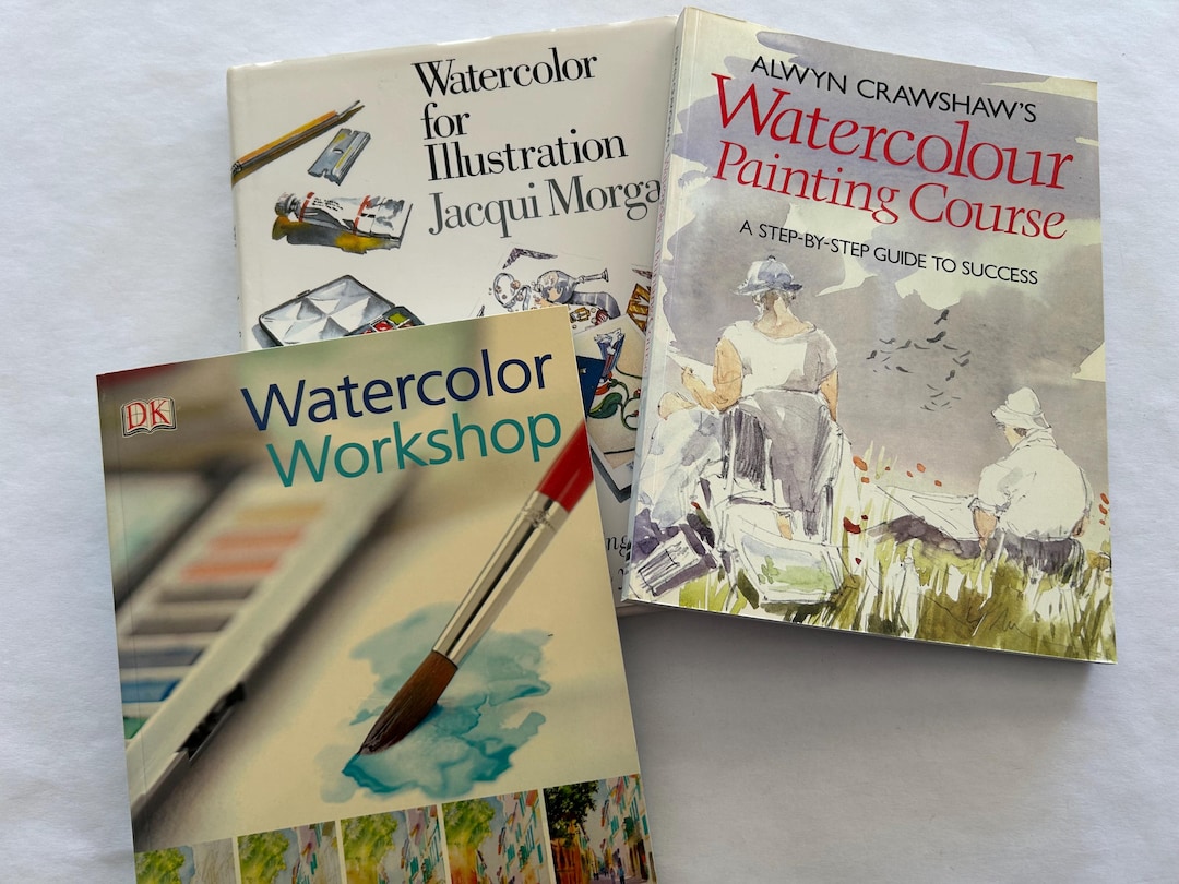3 Watercolor Books - Watercolor Workshop, Watercolor Painting Course ...