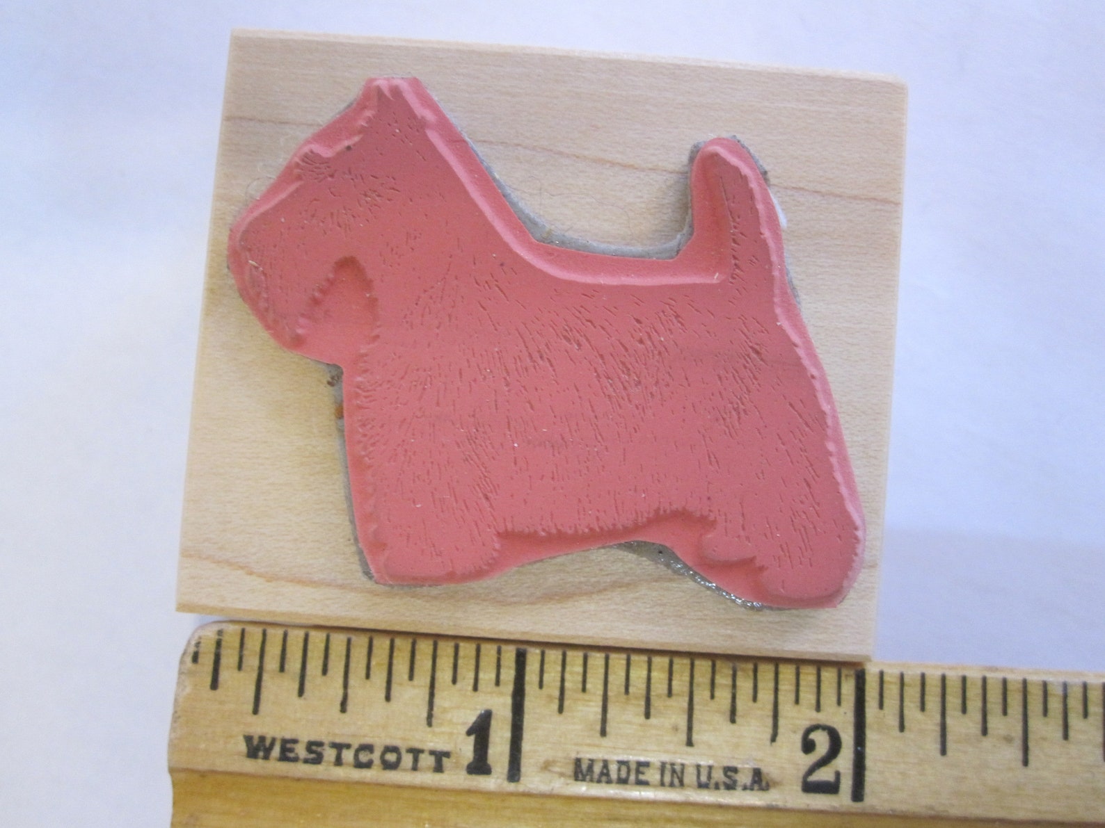 Vintage Rubber Stamp Dog Breed Stamp Scottish Terrier Dog | Etsy