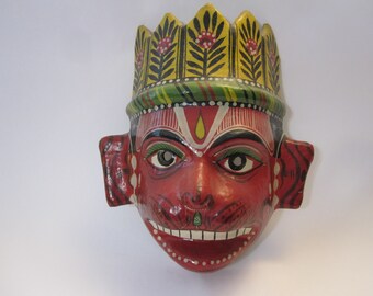 Paper Mache Mask - Etsy