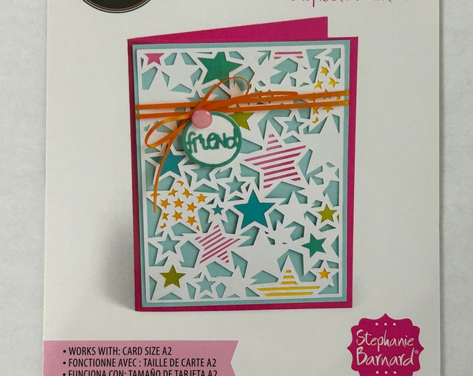 Cutting Dies - STARS Background Panel by Stephanie Barnard Thinlits Cutting Die Set, 2017 ...