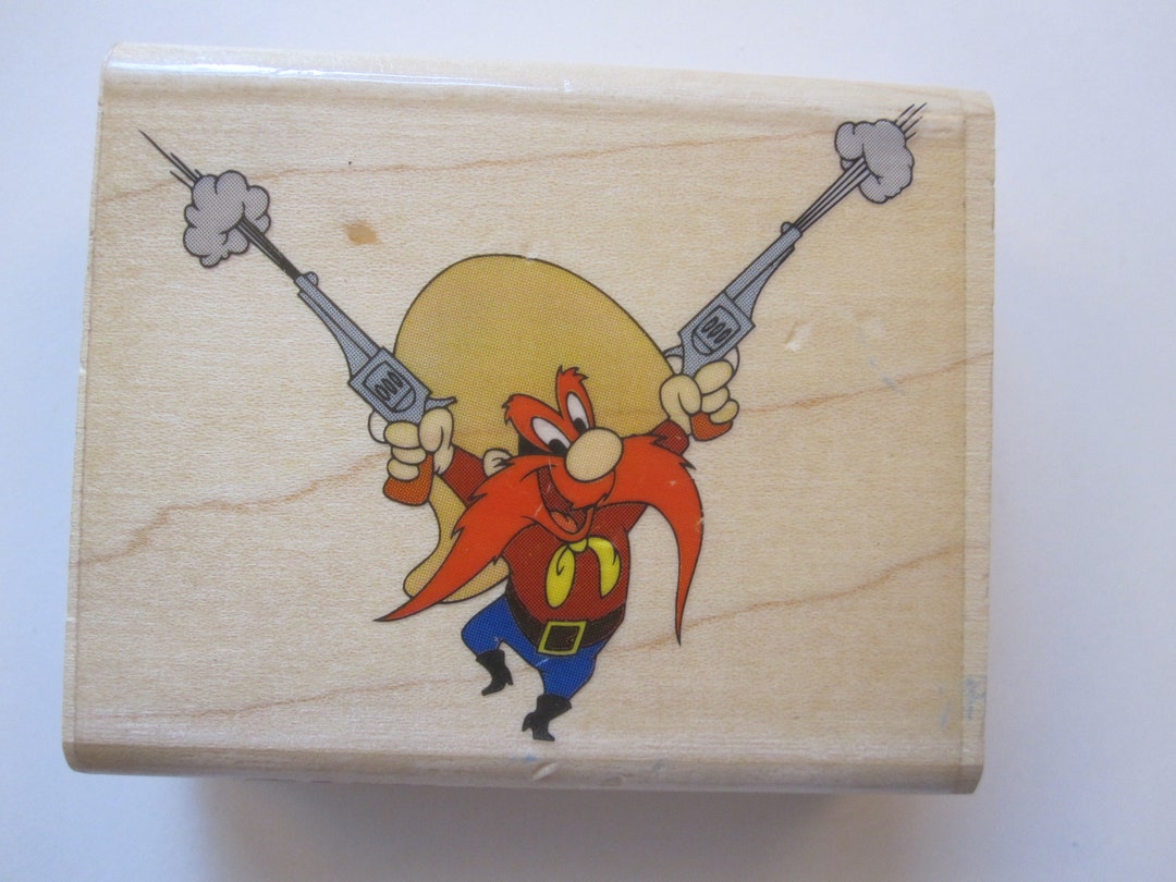 Rubber Stamp Yosemite Sam Rootin' Tootin' Rubber - Etsy