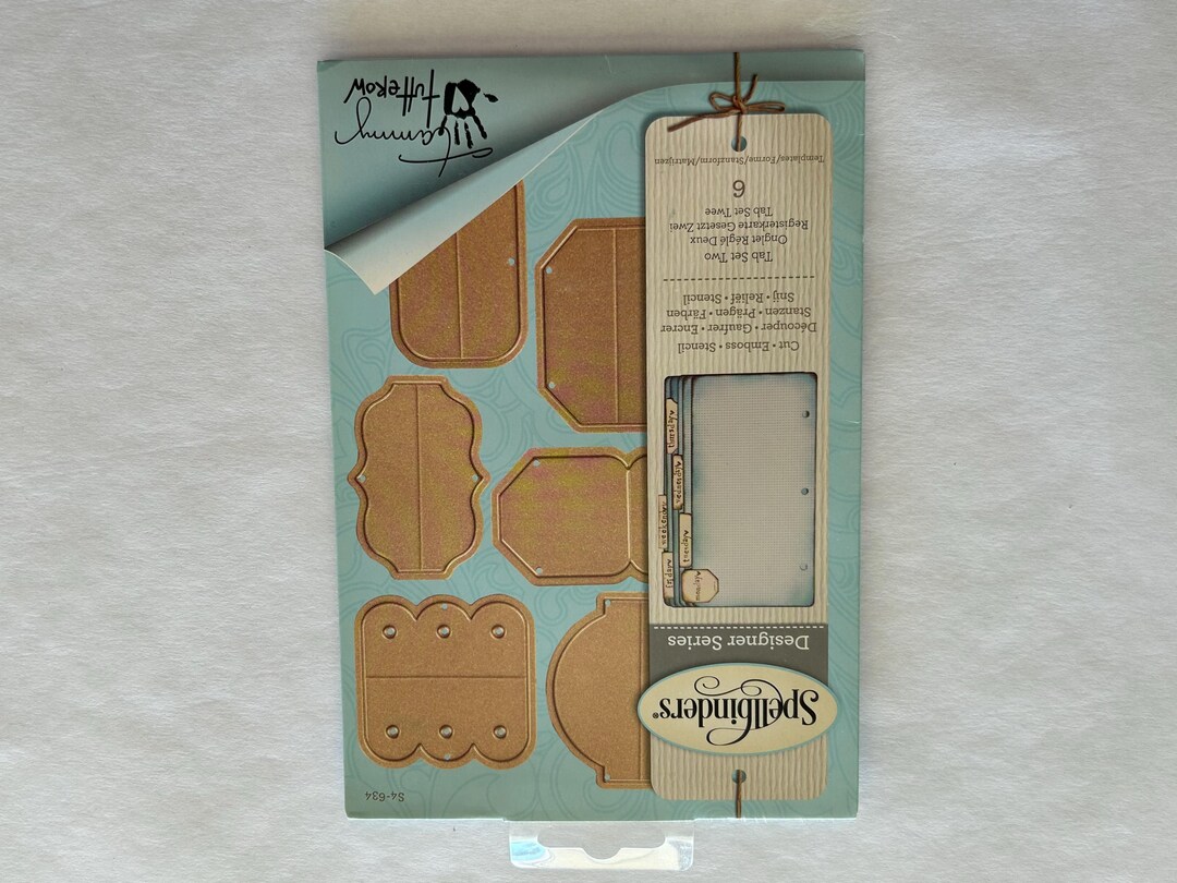 Cutting Die Set - Tab Set Two - Spellbinders Design Series S4-634, 2015 ...