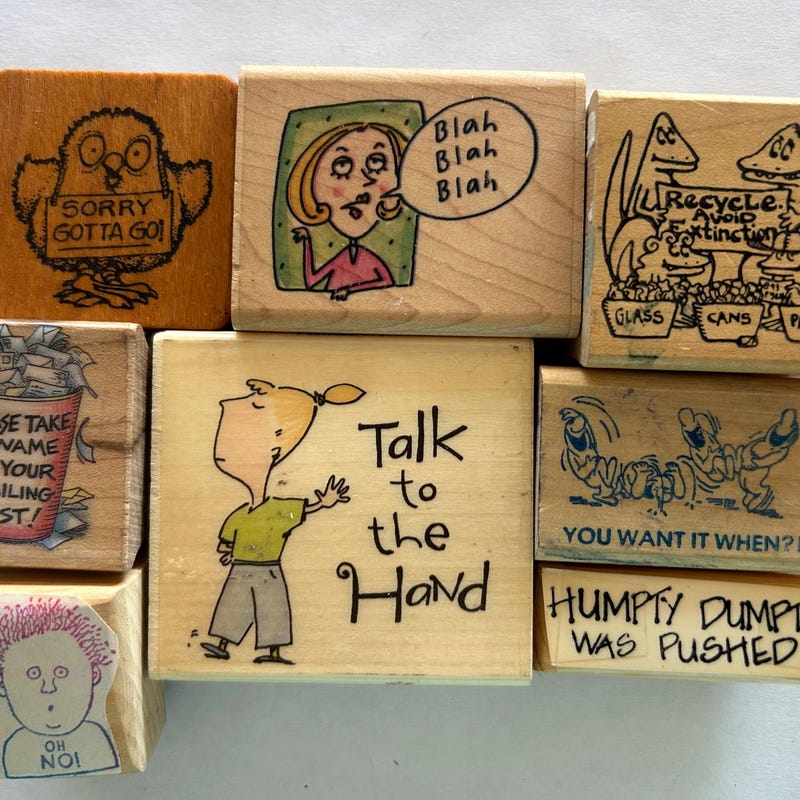 Funny Rubber Stamps - Etsy