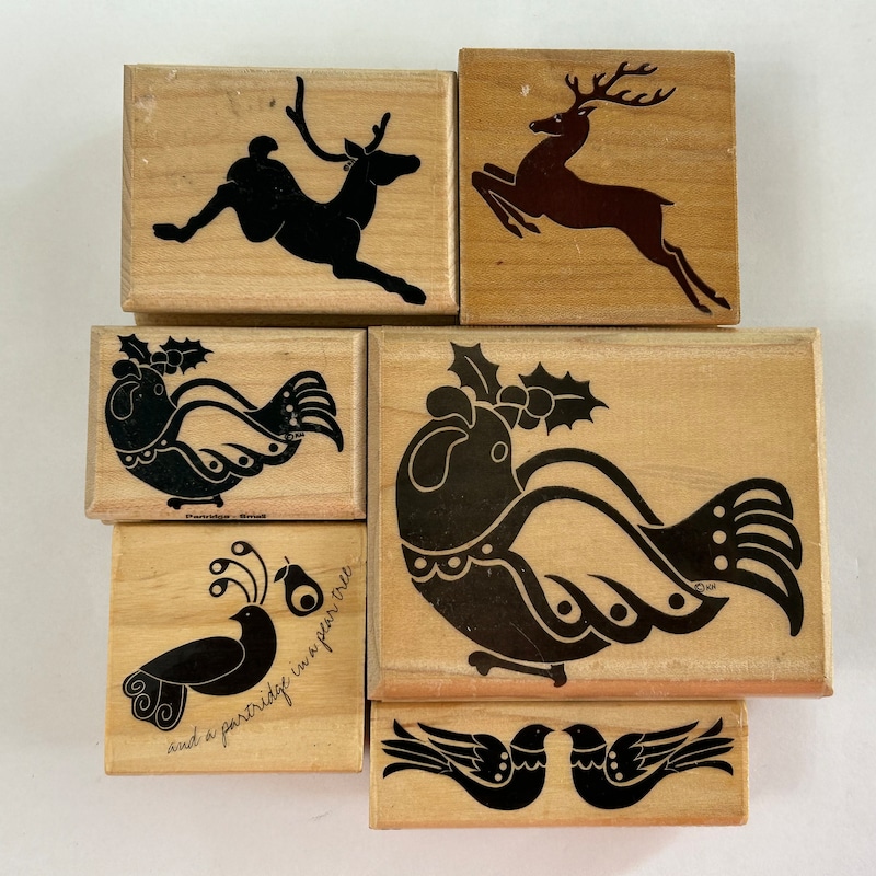 Deer Rubber Stamp - Etsy