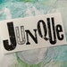 Rubber Stamp - JUNQUE Stamp, Mixed Letterpress Type Font - Great for ...