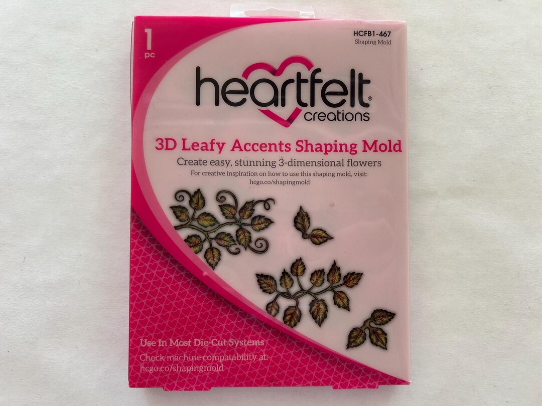 3D Shaping Mold - Leafy Accents - Heartfelt Creations 3D Shaping Mold ...