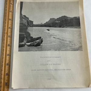 Vintage LAKE POWELL and Glen Canyon Ephemera Stan Jones Boating and ...