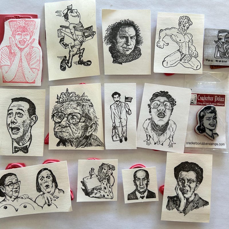 Funny Rubber Stamp - Etsy