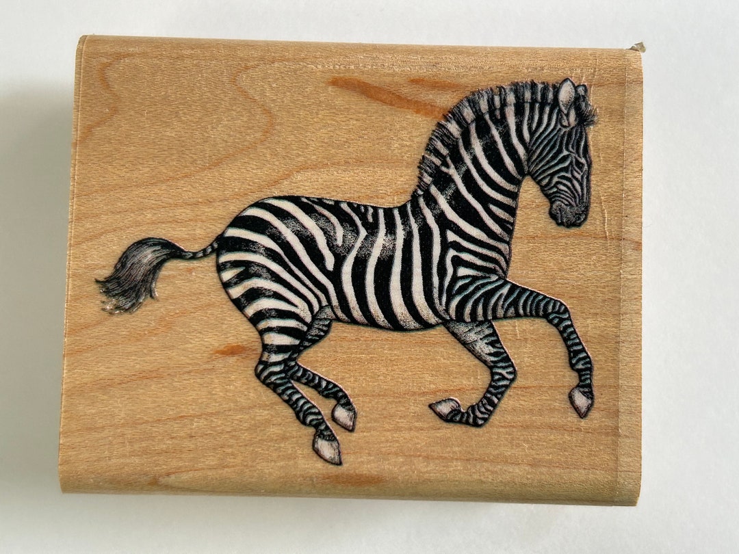 Rubber Stamp - Zebra Stamp - Rubber Stampede A826E - Very Gently Used ...