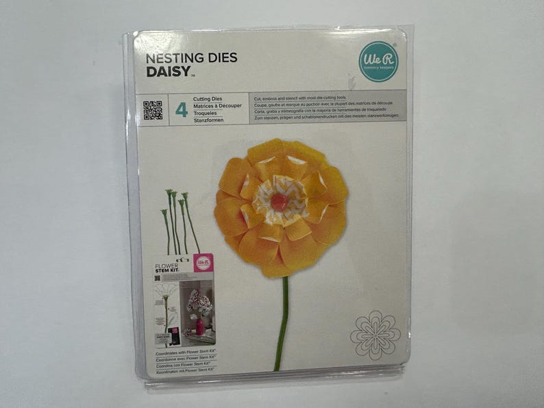 Daisy Nesting Dies Cutting Die Set - We R Memory Keepers - D126 - Etsy