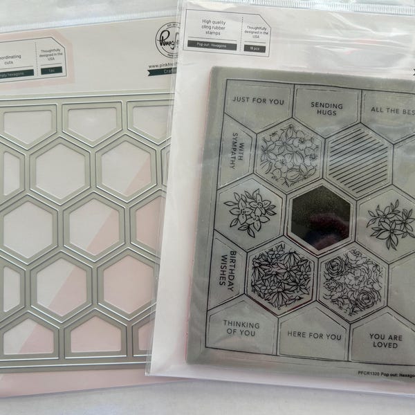 Hexagon Stamp - Etsy