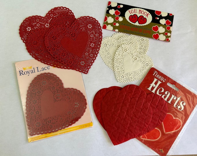 Paper Goods for Valentine's Day Decor and Crafting - Heart Shaped Paper ...