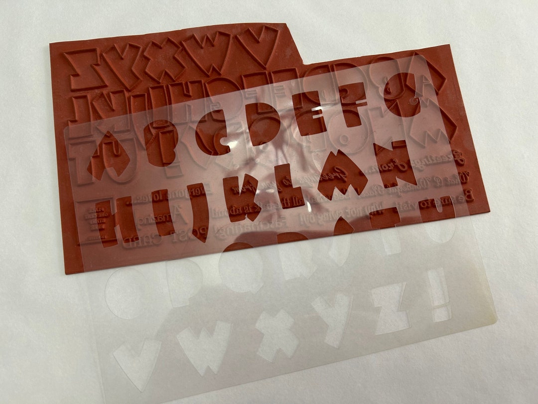 Alphabet and Postcard Stamps Large Letter Stamps With Mask Unmounted ...