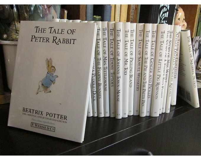 Vintage BEATRIX POTTER Book Set 23 Volumes Tale of Peter Rabbit Circa ...