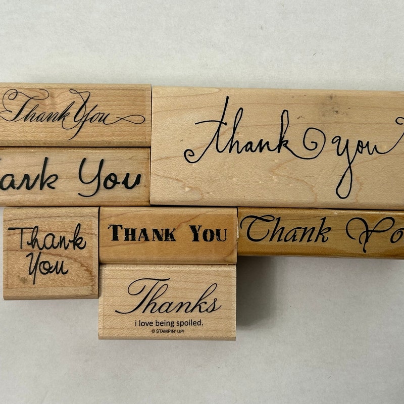 Thank You Stamp - Etsy