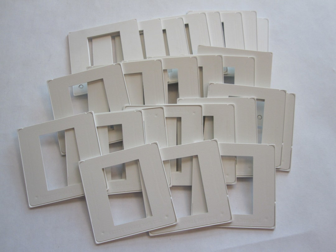 25 Vintage Slide Mounts Plastic Slide Mounts 2 X 2 Inches - Etsy