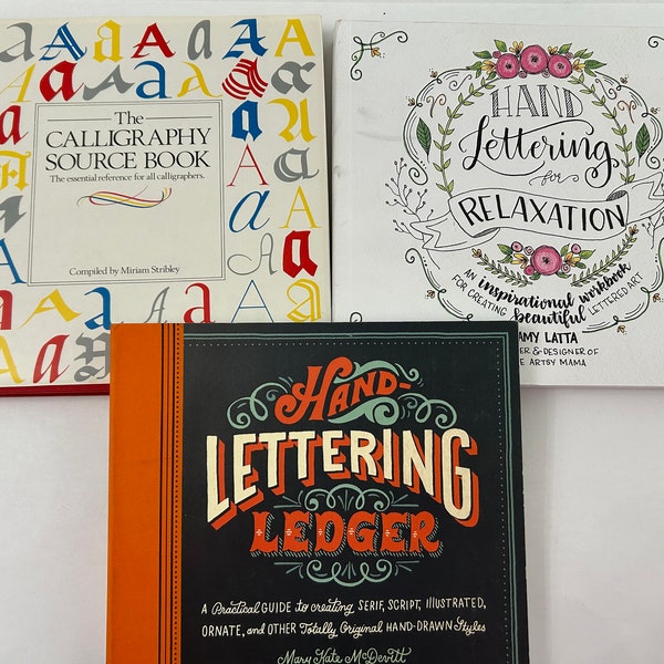 Calligraphy Book - Etsy