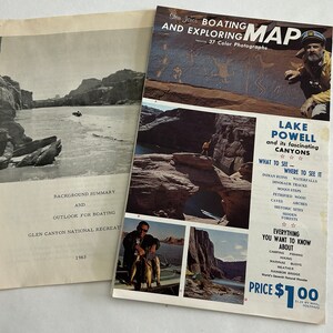 Vintage LAKE POWELL and Glen Canyon Ephemera Stan Jones Boating and ...