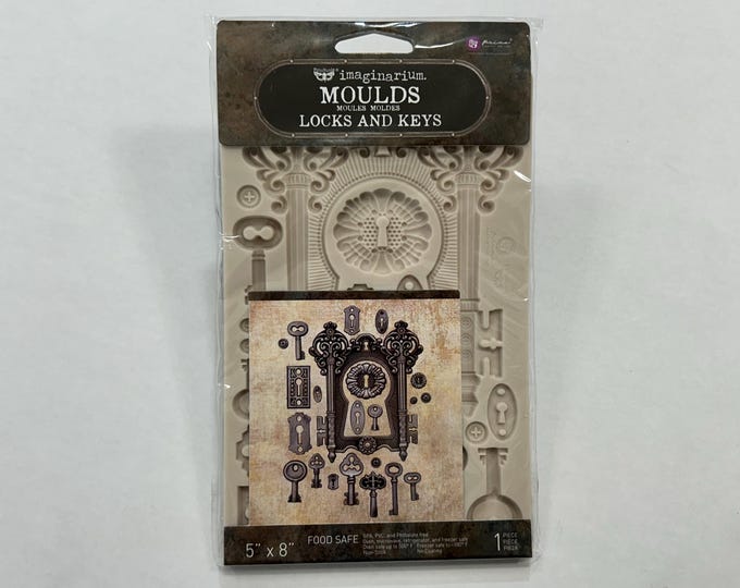 Flexible Mould - LOCKS AND KEYS - Imaginarium Mould Finnabair for Prima ...