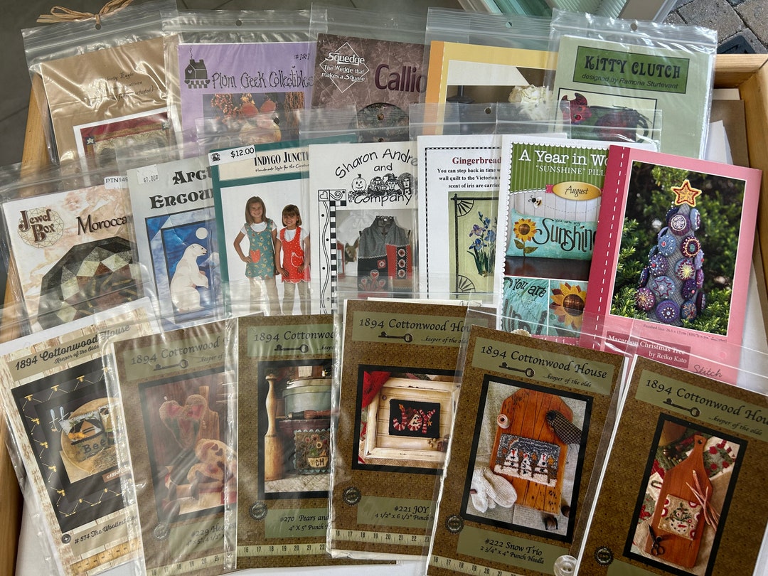 19 Patterns Quilt, Applique, Punch Needle, Child's Apron, Yoko Saito ...