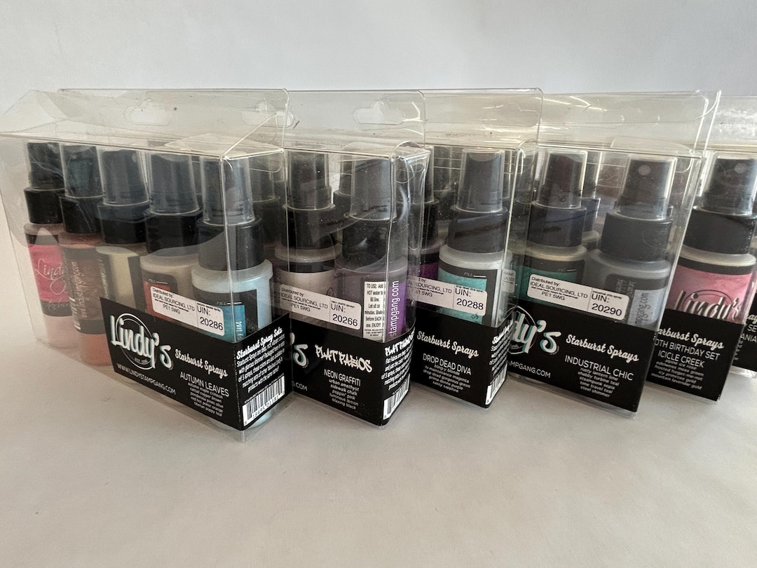 Lindy's Stamp Gang Sprays - YOUR CHOICE SET - Flat Fabios or Starburst ...