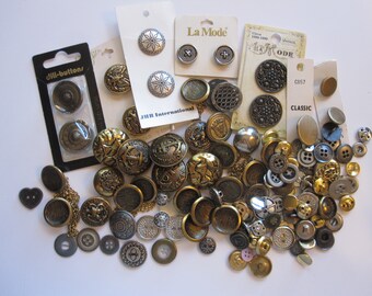 Metal Tab Buttons | Etsy