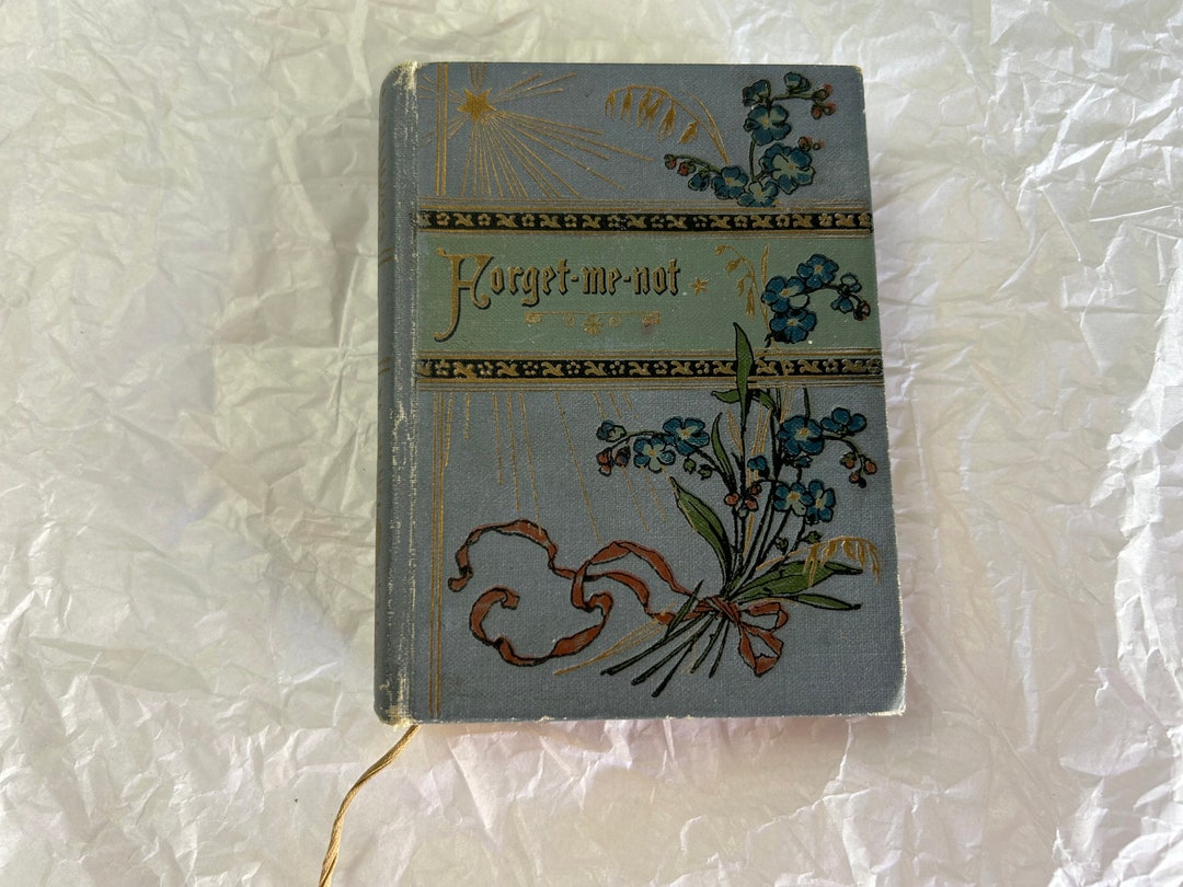 Antique Book - Forget-me-not Book - Scripture Texts for Every Day ...