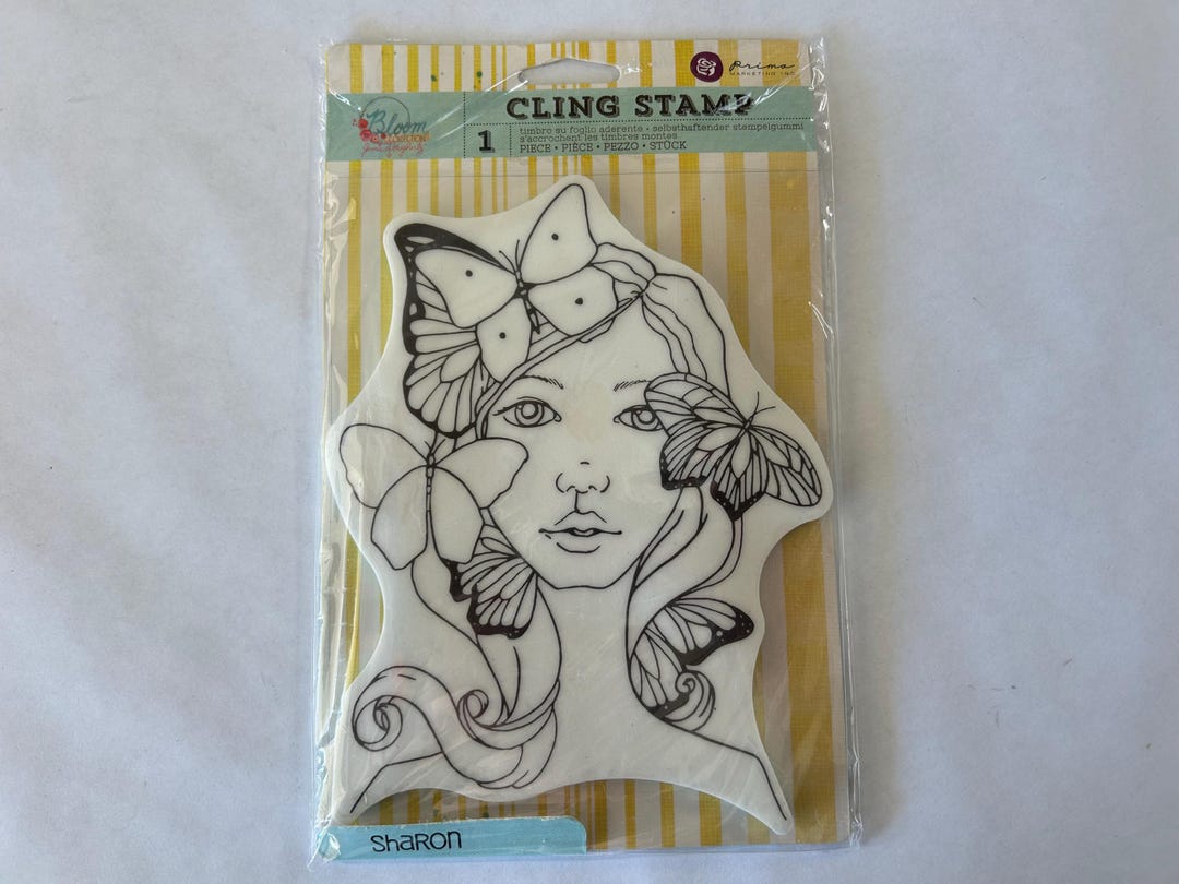 XL Cling Mount Stamp - Sharon by Jamie Dougherty Bloom for Prima ...