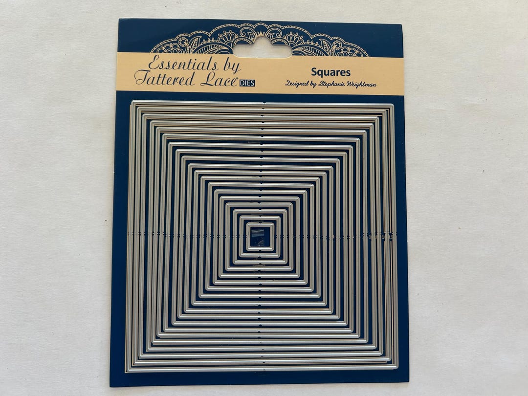 Cutting Die Set - Squares - Essentials by Tattered Lace Nested Die Set ...