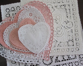 Pink Paper Doilies | Etsy
